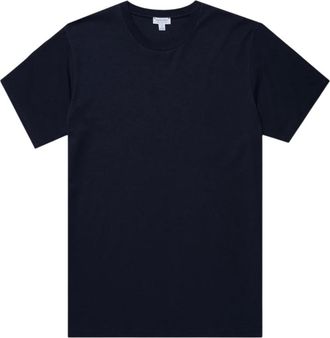 Sunspel Homme, Tops, Bleu, Taille: M Riviera T-Shirt