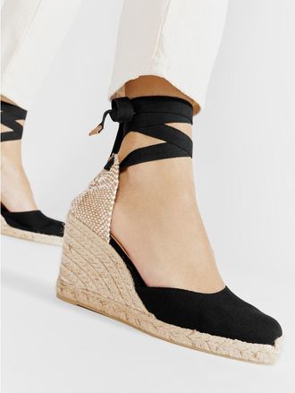 Castaner Espadrilles Casta&ntilde;er Carina/8/001 020962-100 Schwarz