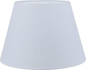 Sinta Lampenschirme 30cm/12 Inch Baumwolle Stoff Moderne Ersatz Lichtschirm Lampenschrim f&uuml;r E14/E27 Ersatzschirm Tischlampe Nachttischlampe Wandlampe,Wei&szlig;