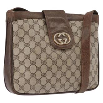 Gucci Pre-owned Vintage GG Canvas Schultertasche - - Pre-owned - Damen - Beige - ONE SIZE