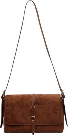 Generic Grand sac &agrave; bandouli&egrave;re en cuir synth&eacute;tique pour femme, pour le travail, le shopping, les voyages, le quotidien, marron, 270.00 x 180.00 x 100.00 mm