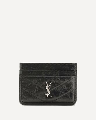 Saint Laurent Niki Vintage leather Card Holder Female UNI