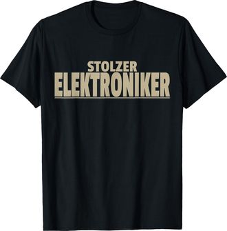 Neutral Stolzer Elektroniker - Berufsstolz & Technik T-Shirt