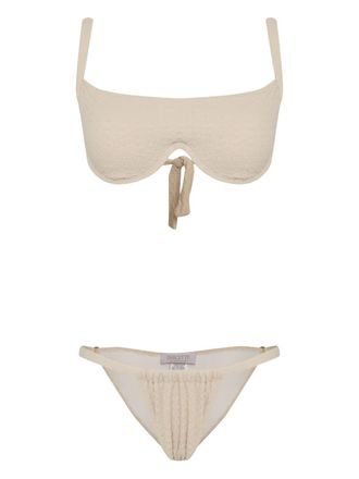 Brigitte Bia Bikini mit Schleifenverschluss - Nude