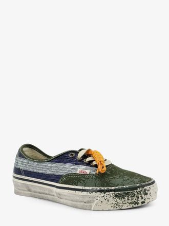 Vans Womens Sneakers Lx Authentic 44 Suede Green Suede-Rubber Trainers Suede/rubber