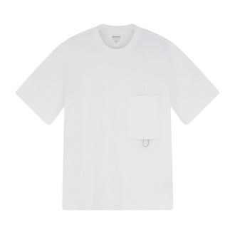 Bottega Veneta Kompaktes Baumwoll-T-Shirt - - Tops - Herren - Wei&szlig; - L