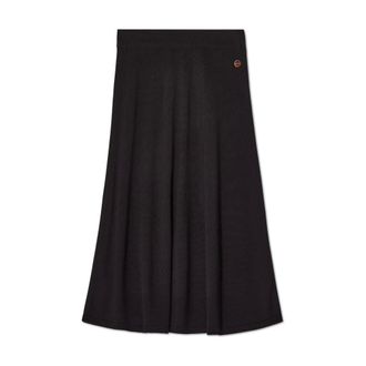 Busnel Femme, Jupes, Noir, Taille: 44 FR &Eacute;l&eacute;gante Jupe Noire A-Line