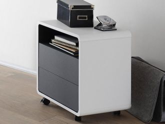 Möbelando Rollcontainer Bürocontainer Bürowagen Container Rollschrank Büro Blackpool I