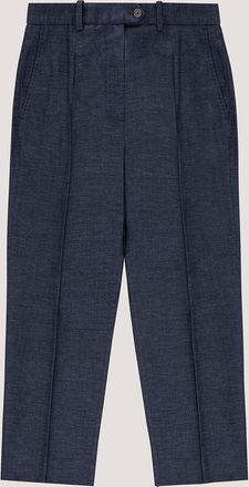 Circolo 1901 Trousers in Flamed Effect Denim / 38