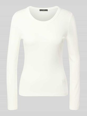 Oui Regular Fit Langarmshirt aus Baumwoll-Mix