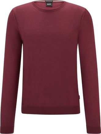 HUGO BOSS Leno-P Pullover f&uuml;r Herren (Dunkelrot)