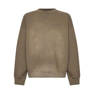 Golden Goose Homme, Sweatshirts et sweats &agrave; capuche, Brun, Taille: M Crew Neck SweaT-shirt