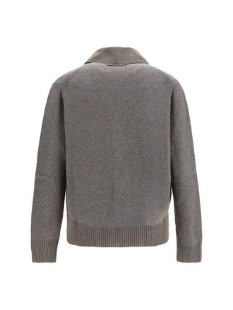 Ermenegildo Zegna Cashmere and Wool Cardigan - Gray