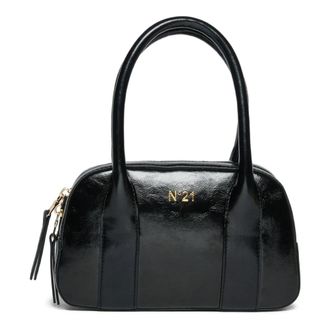 N&deg;21 Schultertasche mit Logo - - Bags - Damen - Schwarzk - ONE SIZE
