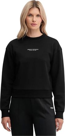 A|X Armani Exchange Damen, Sweatshirts & Hoodies, Schwarzk, SGr&ouml;&szlig;e