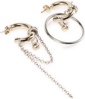 Justine Clenquet Boucles doreilles Clark en laiton