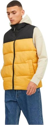 Jack & Jones Homme, Vestes, Jaune, Taille: L Gilet rembourr&eacute; homme transitions saisons