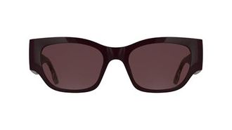 Karl Lagerfeld Karl Lagerfeld Unisex Adult Sunglasses KLJ6168S - Shiny Burgundy with Solid Rose Lens