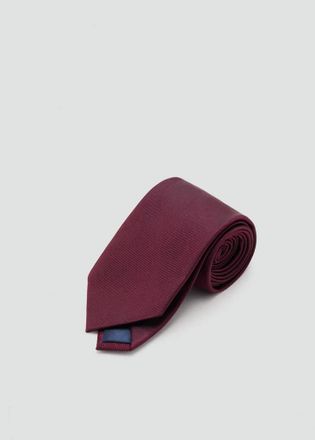Mango Einfarbige Seidenkrawatte bordeaux - Herren - Einheitsgr&ouml;&szlig;e - MANGO MAN