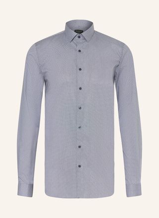 Olymp Hemd No. Six Super Slim Mit Extralangem Arm blau