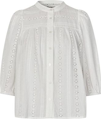 Lollys Laundry Femme, Blouses et Chemises, Blanc, Taille: 42 FR JuneLL Shirt 3/4