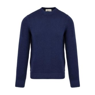 FILIPPO DE LAURENTIIS Rundhals-Zopfmusterpullover - - Knitwear - Herren - Blau - M