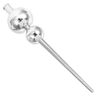 Cabilock Vintage Weihnachtsbaumspitze Silber Kunststoff K&uuml;rbisf&ouml;rmig Christbaumspitze Leicht Portabel Vielseitig F&uuml;r Weihnachtsbaum Dekoration Party Festliche 