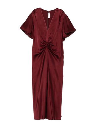 Victoria Beckham Robe Au Genou - Rouge