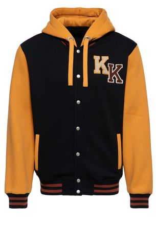 King Kerosin Herren Kapuzensweatjacke Natural Born Badass