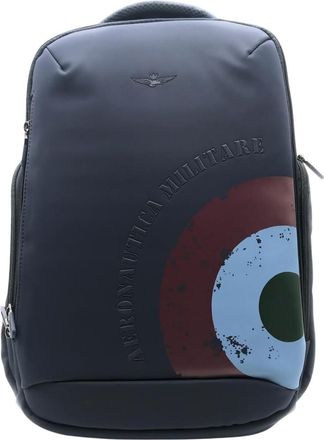 Aeronautica Laptop-Rucksack aus gummiertem technischem Gewebe, das den einzigartigen und unverwechselbaren Stil verk&ouml;rpert. Perfekte Kombination aus Funktionalit&auml;