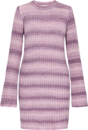 Mymo Kleid Frauen lila mehrfarbig