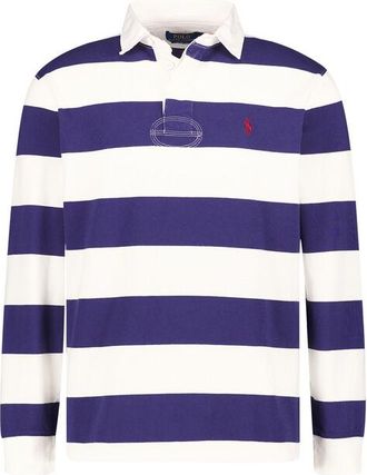 Polo Ralph Lauren Herren Pullover blau Baumwoll-Jersey Gestreift Classic Fit