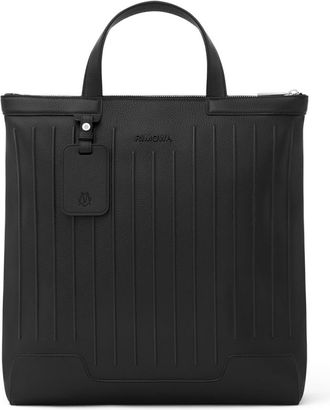 Rimowa Never Still - Leder Totebag mit Rei&szlig;verschluss in Schwarz