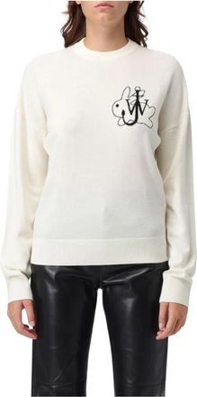 J.W.Anderson Damen, Strickwaren, Weiß, SGröße