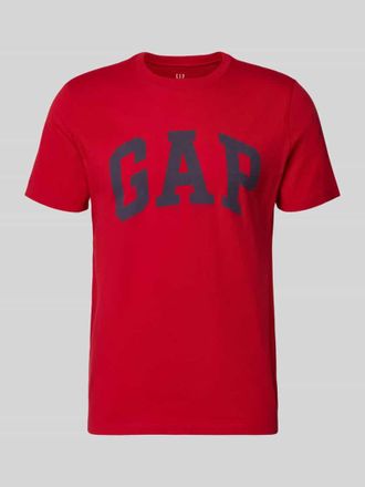 GAP T-Shirt mit Logo-Print und Rundhalsausschnitt