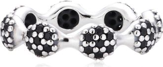 Pandora Damen-Ring 925 Sterling Silber Kristall Gr.56 (17.8) 190889NCK-56