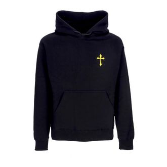 PROPAGANDA Schwarzer Schlangenprint Hoodie Herren - - Sweatshirts & Hoodies - Herren - Schwarzk - XL