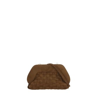 Themoir&egrave; Bios Medium Suede Croco Effect - - Bags - Damen - Braun - ONE SIZE