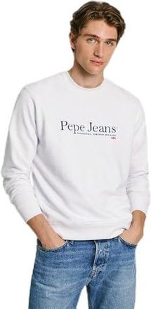 Pepe Jeans London Sean Maillot de survêtement, Blanc (Blanc), XL Homme