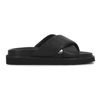 Kazar Femme, Chaussures, Noir, Taille: 35 EU Slides en cuir
