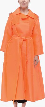 Super Blond Wickel-Trench LANVIN aus Satin in Seidenmischung Super Blond