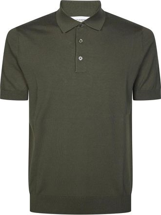 Paolo Pecora Homme, Tops, Vert, Taille: M Maglia a Polo