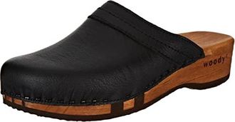 Woody Woody Femme Hanni Sabot, Noir, 37 EU