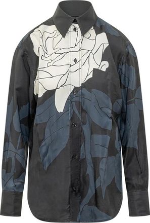 Victoria Beckham Femme, Blouses et Chemises, Multicolore, Taille: 40 FR Pyjama Shirt