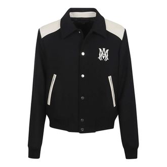 Amiri Homme, Vestes, Noir, Taille: 2XL Veste Varsity Noire Aw25