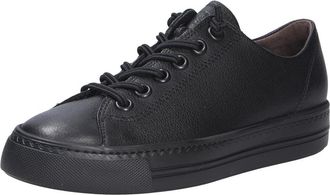 Paul Green Damen-Sneaker aus feinem Leder - - Shoes - Damen - Schwarzk - 37 1/2 EU