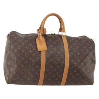 Louis Vuitton unisex, Pre-owned, Brun, Taille: ONE Size Keepall 50 Boston Bag Pre-owned
