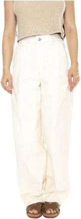 Obey Femme, Pantalons, Beige, Taille: W25 Wide Pantalons