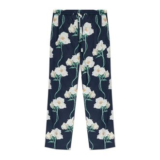 Kenzo Femme, Pantalons, Bleu, Taille: 36 FR Pantalon &agrave; motif floral