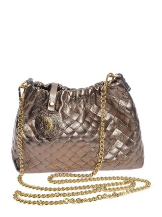 Anna Luchini Bronze Rindsledertasche